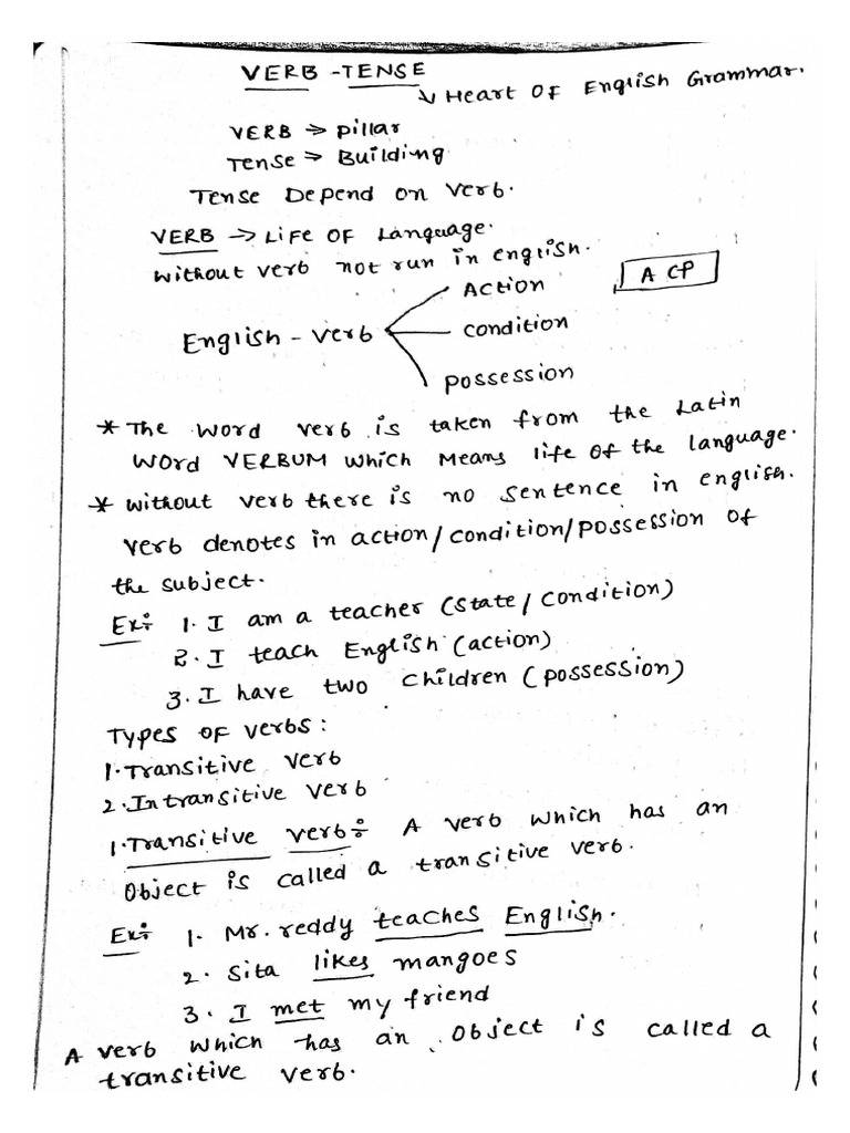 2 - Verb-Tense | PDF
