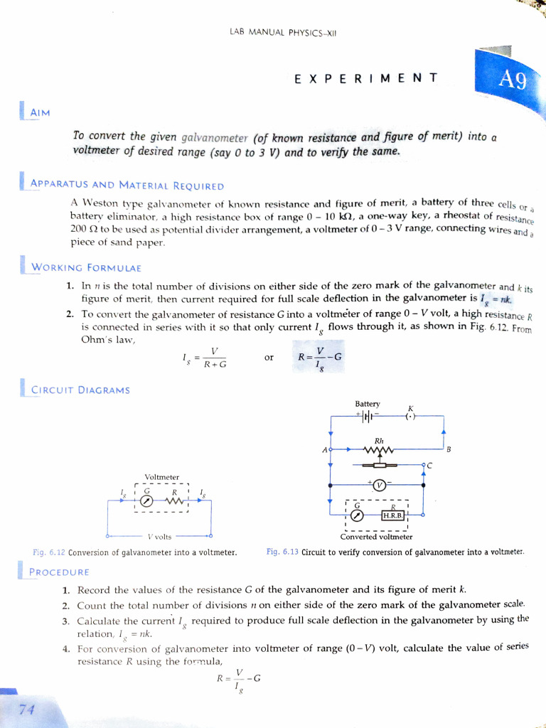 12th Experiment 4p | PDF | Electrical Engineering | Electricity