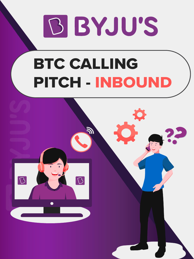 BTC Calling Pitch - Inbound V1 | PDF | Teachers | Learning