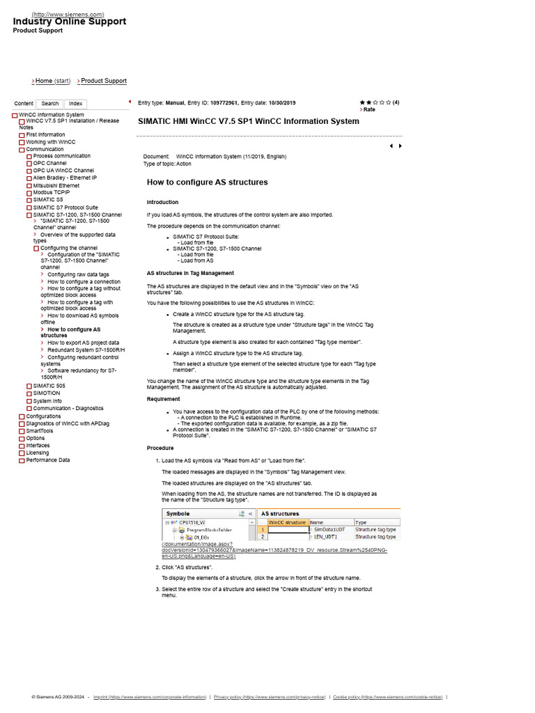 How To Configure AS Structures | PDF | Programmable Logic Controller | Privacy