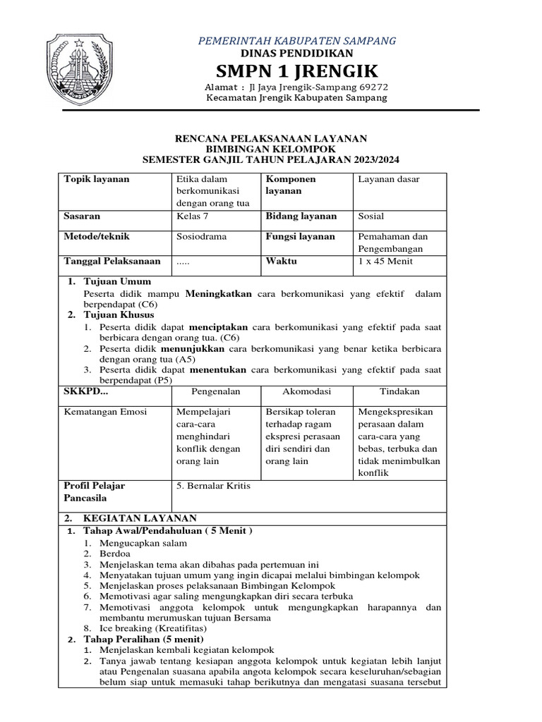 RPL Bimbingan Kelompok-Alfi Bahrun Syarief | PDF | Karier ...