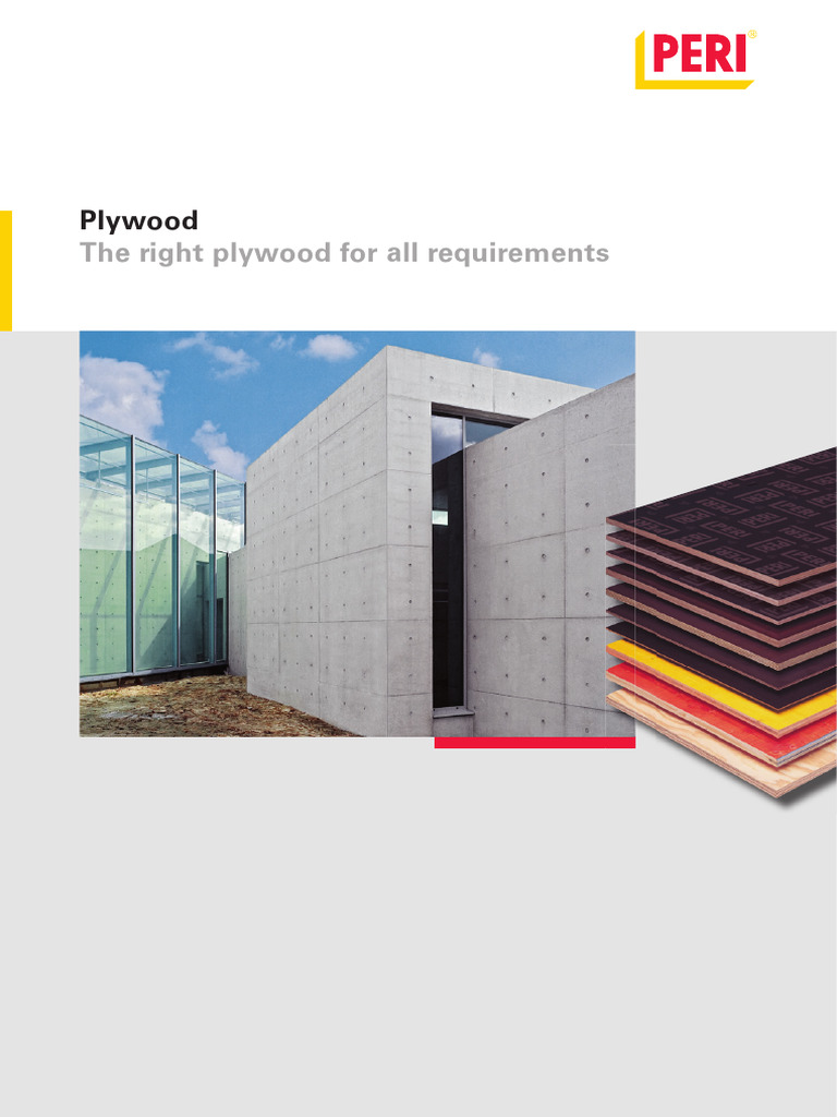 Plywood Peri | PDF | Plywood | Building Materials