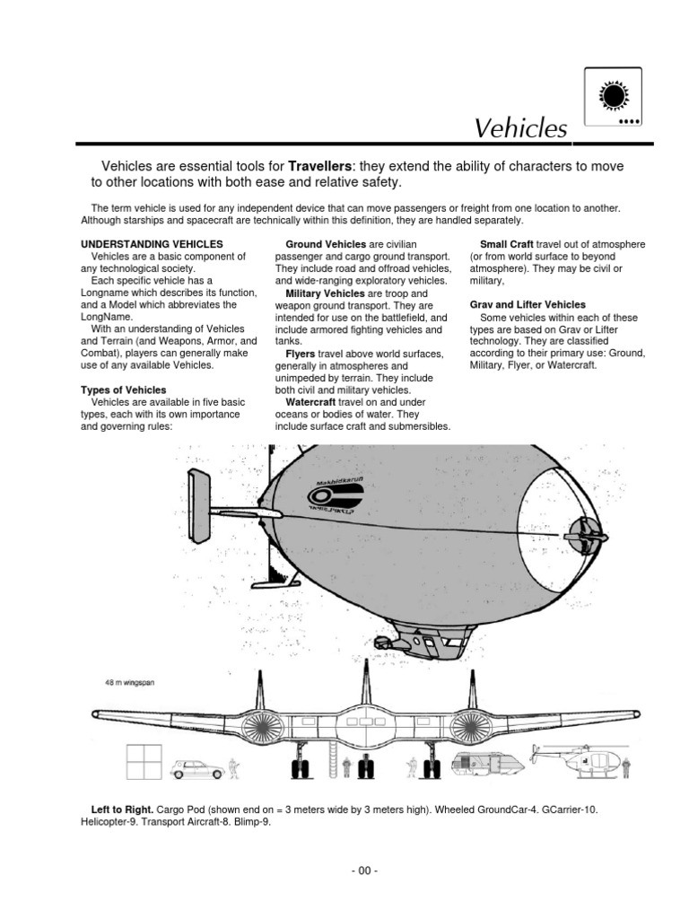 Vehicle Types and Descriptions Guide | PDF | Rotorcraft | Vehicles