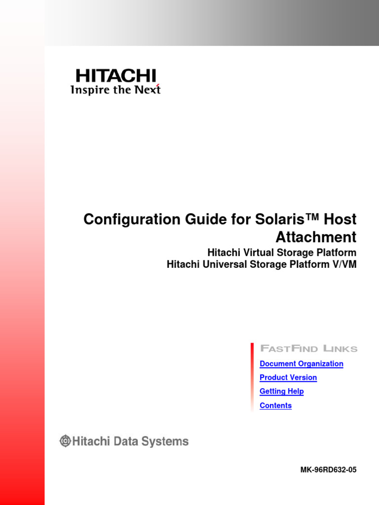 Configuration Guidefor Sun Solaris Host Attachment | PDF | Byte ...