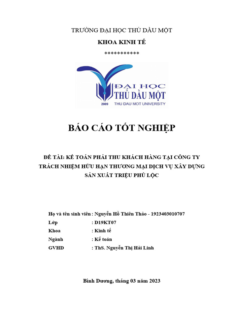 Bctn.nguyễn Hồ Thiên Thảo | PDF