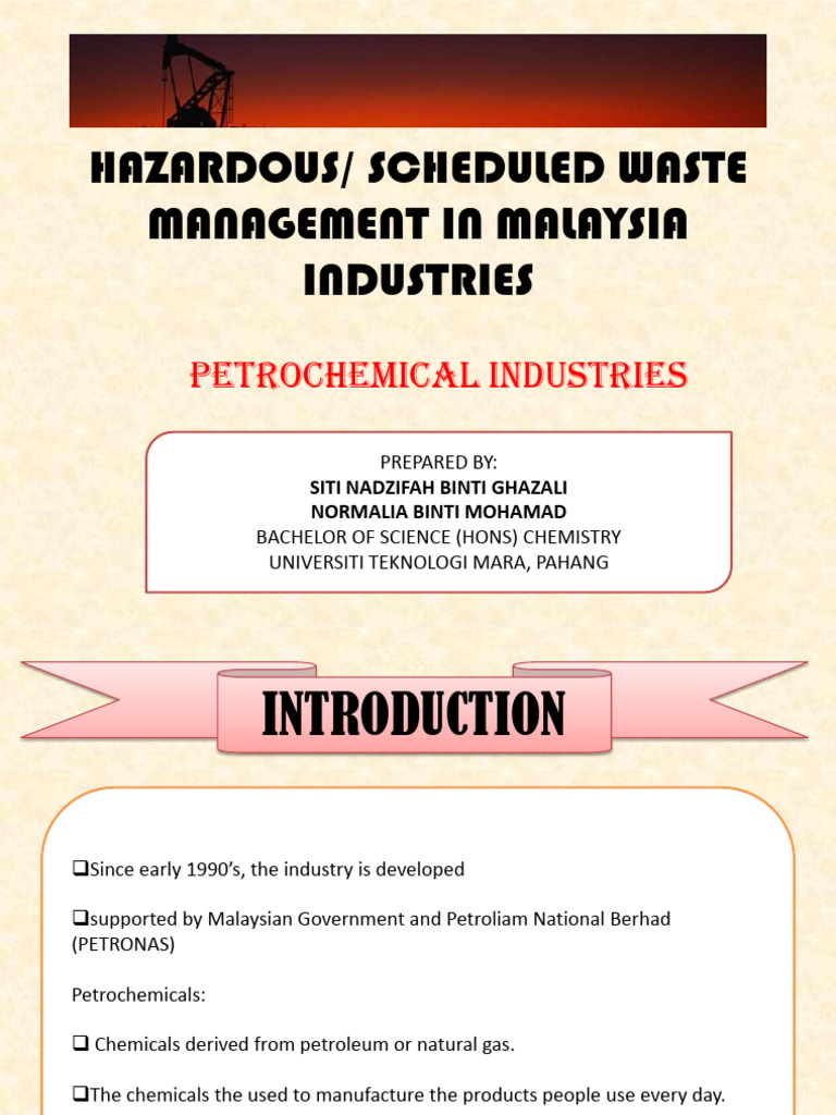 Schedule Waste Management | PDF | Waste | Cracking (Chemistry)