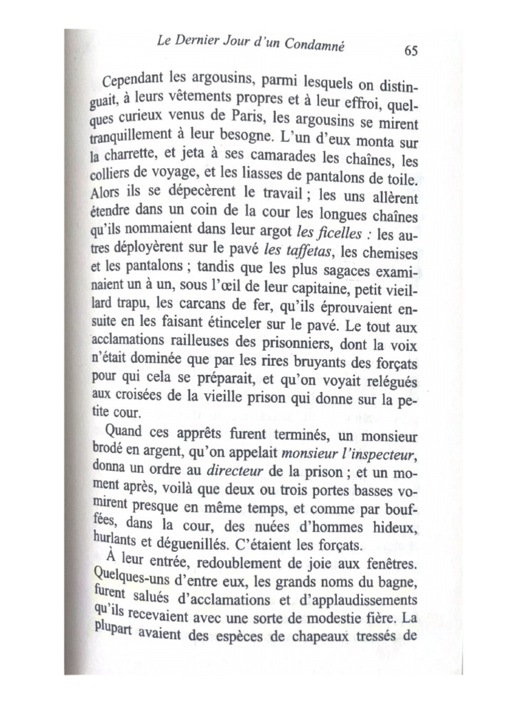Le Dernier Jour D'un Condamné | PDF