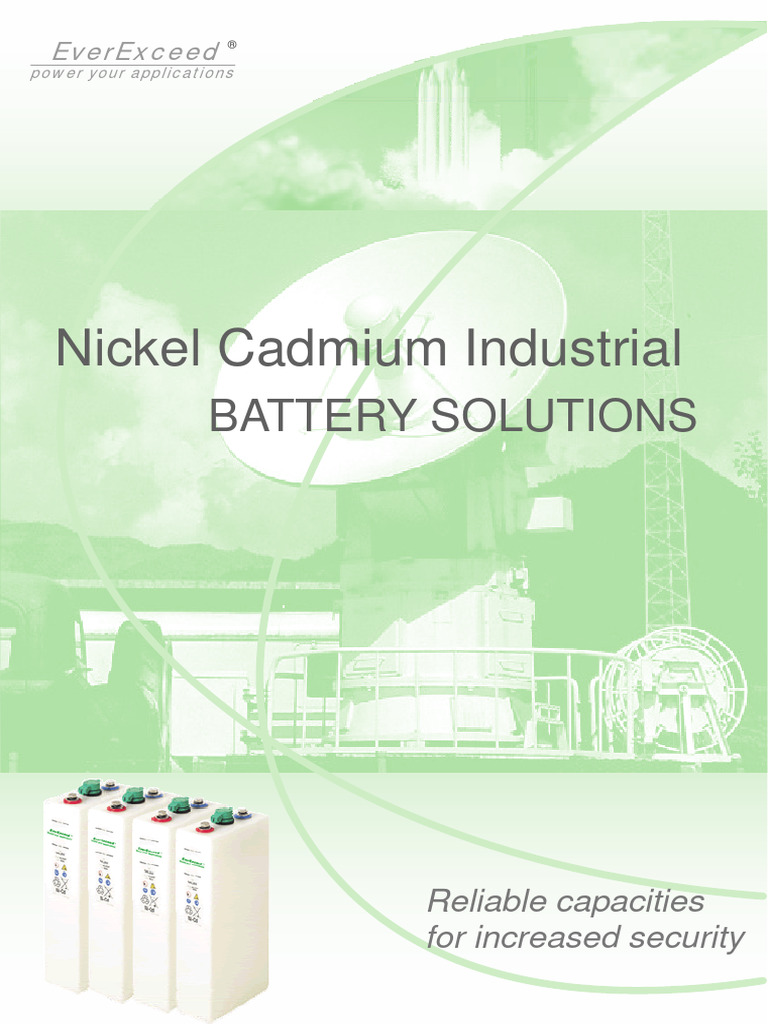 Obschiy Katalog EverExceed NiCd Range | Download Free PDF | Electricity | Electrical Engineering