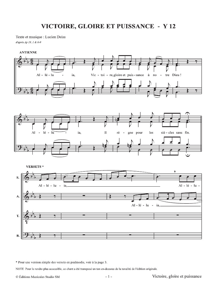 Victoire, Gloire Et Puissance | PDF
