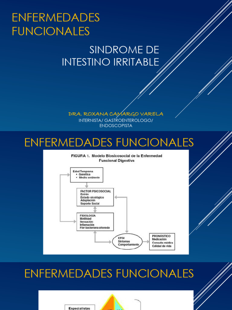 Enfermedades Funcionales Sii 2022 PDF S ndrome Del Intestino