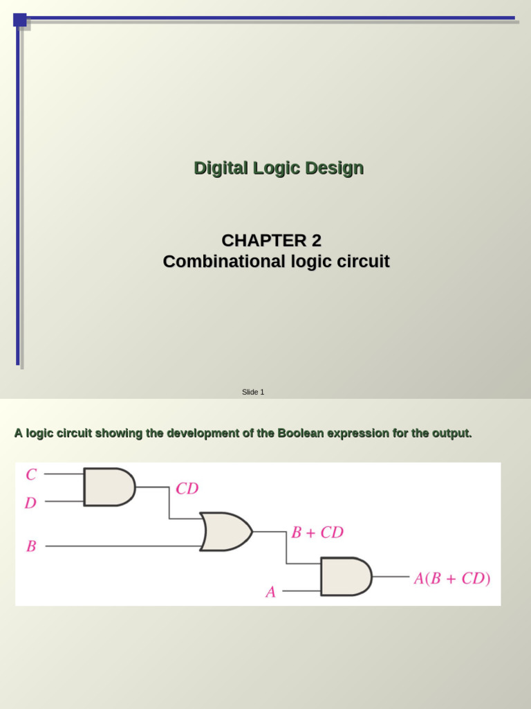 Digital Ch2 | PDF | Logic Gate | Digital Electronics