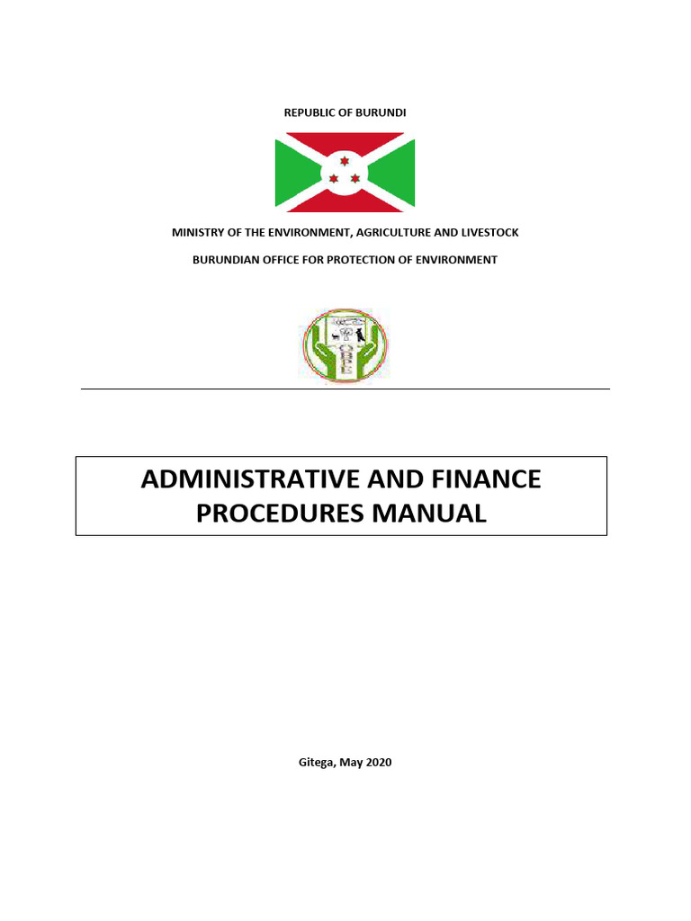 Administrative Financial Procedures | PDF | Procurement | Business