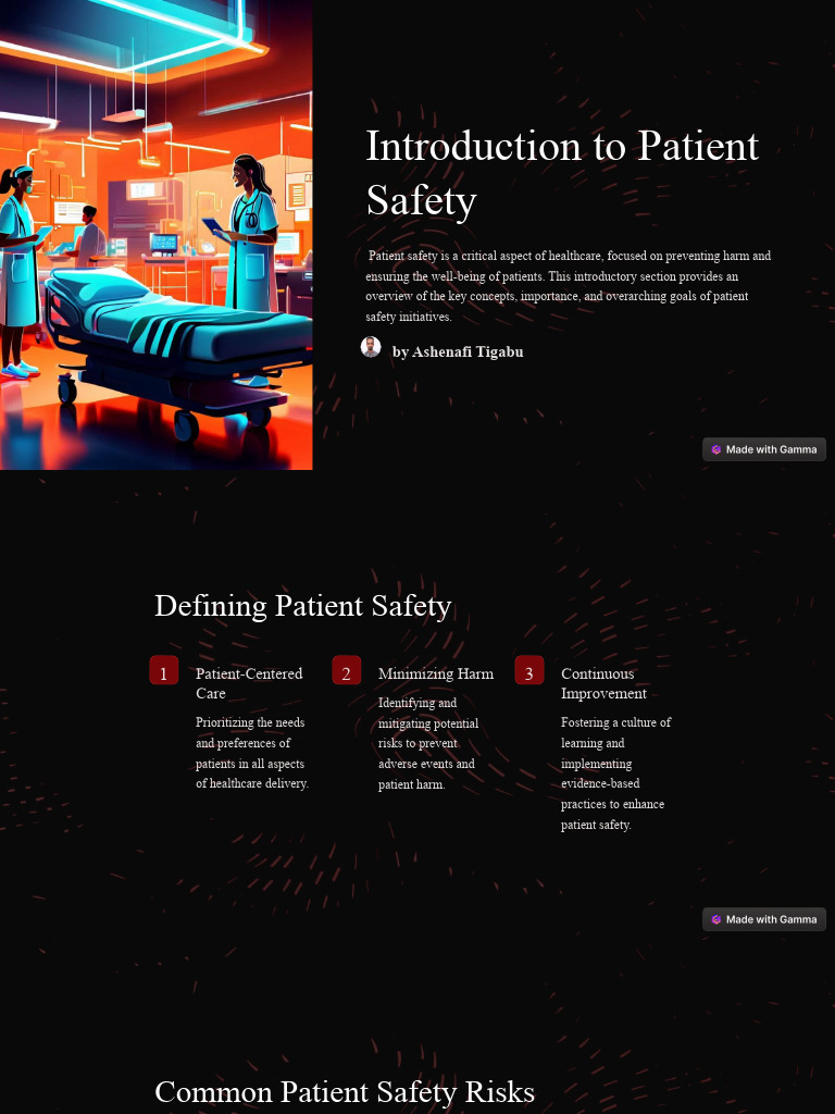 Introduction To Patient Safety | Download Free PDF | Patient Safety ...