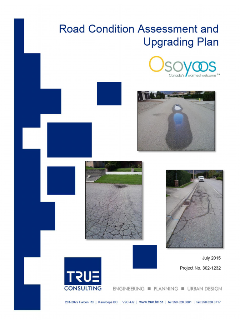 2015 07 01 (302-1232) Osoyoos Road Condition Assessment - Upgrading ...