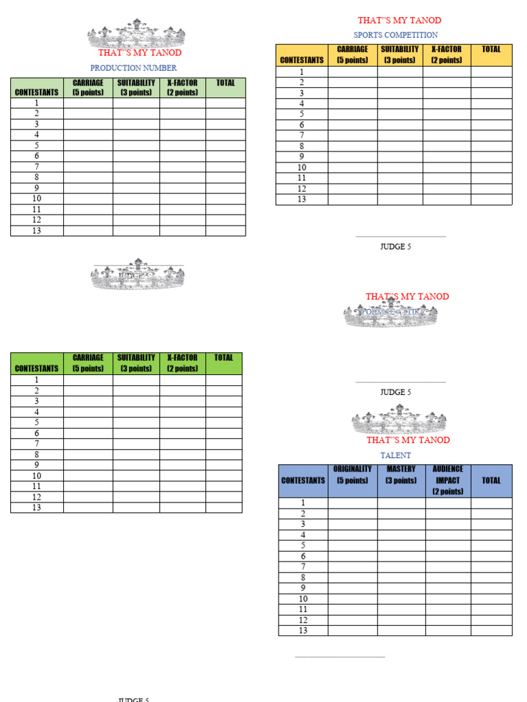 Tanod Sheet Final | PDF