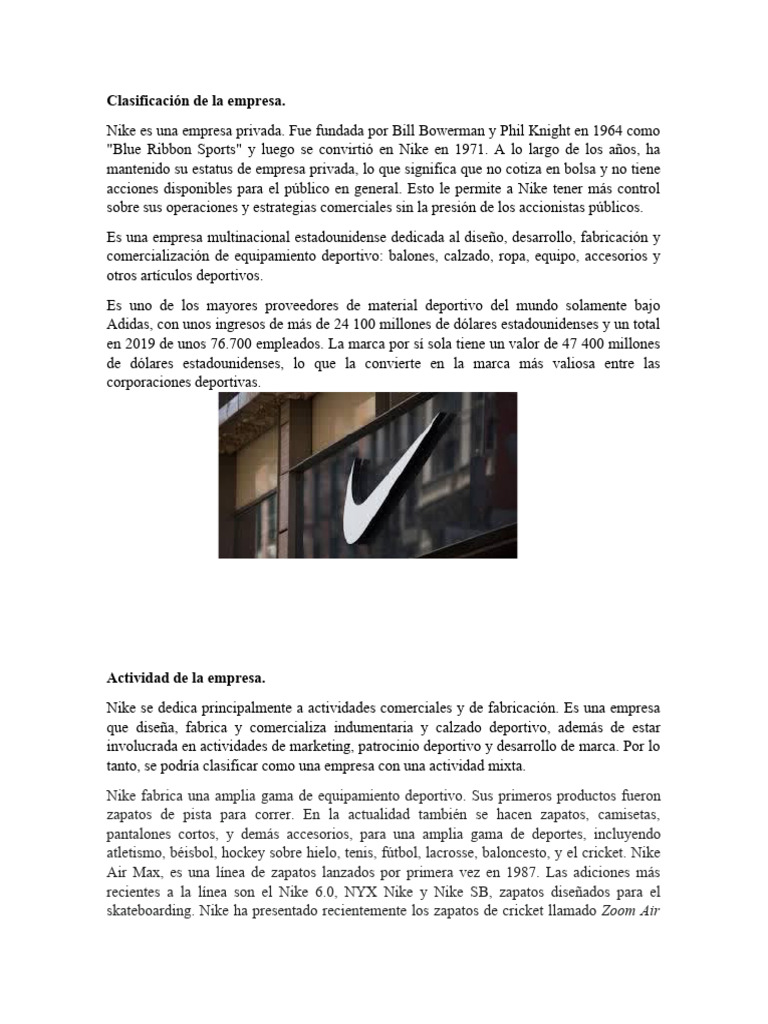 Identidad Visual de Nike: Un Análisis | PDF | Costo | Nike