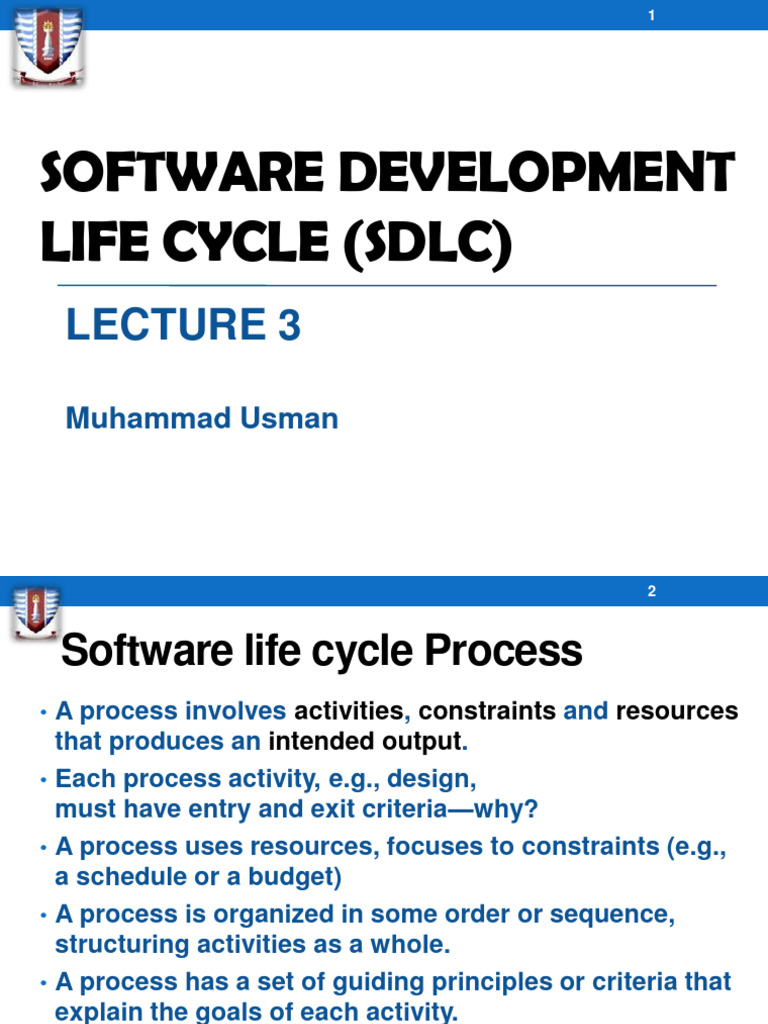 Lecture 3 SQE | PDF | Software Development Process | System Lecture 3 SQE | PDF | Software Development Process | System