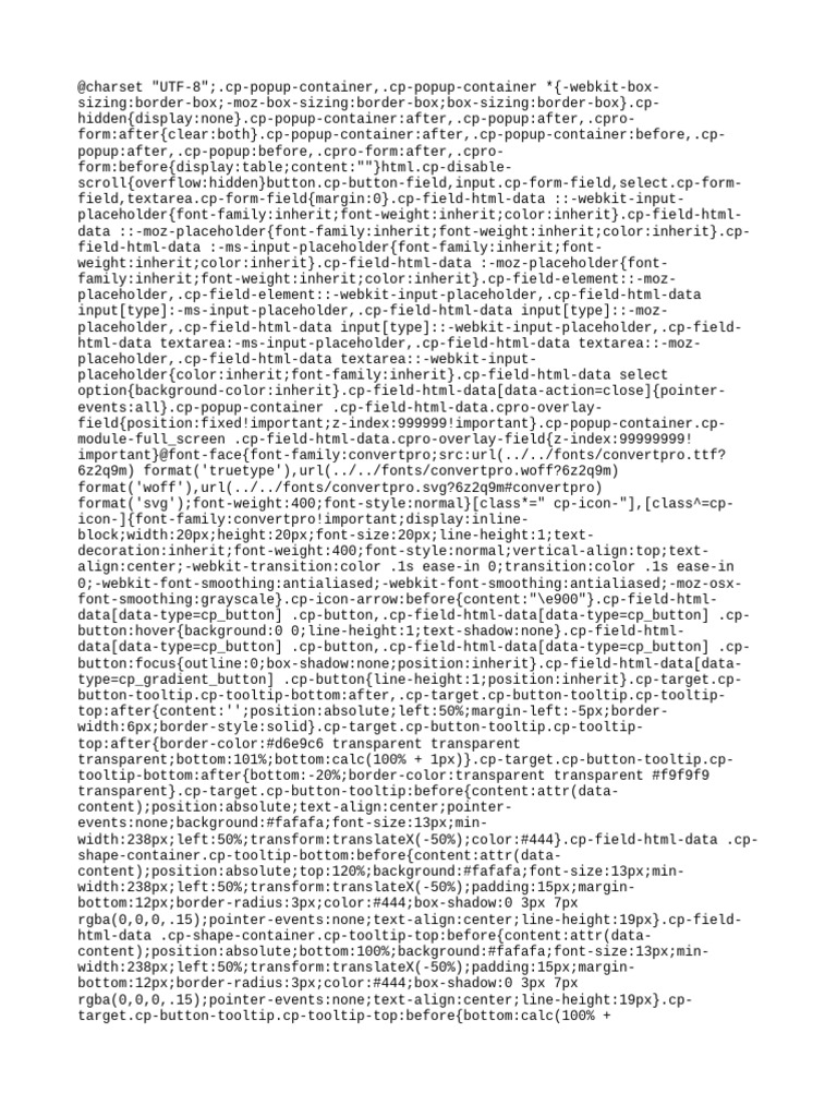 CP Popup | PDF | Cursor (User Interface) | Typefaces