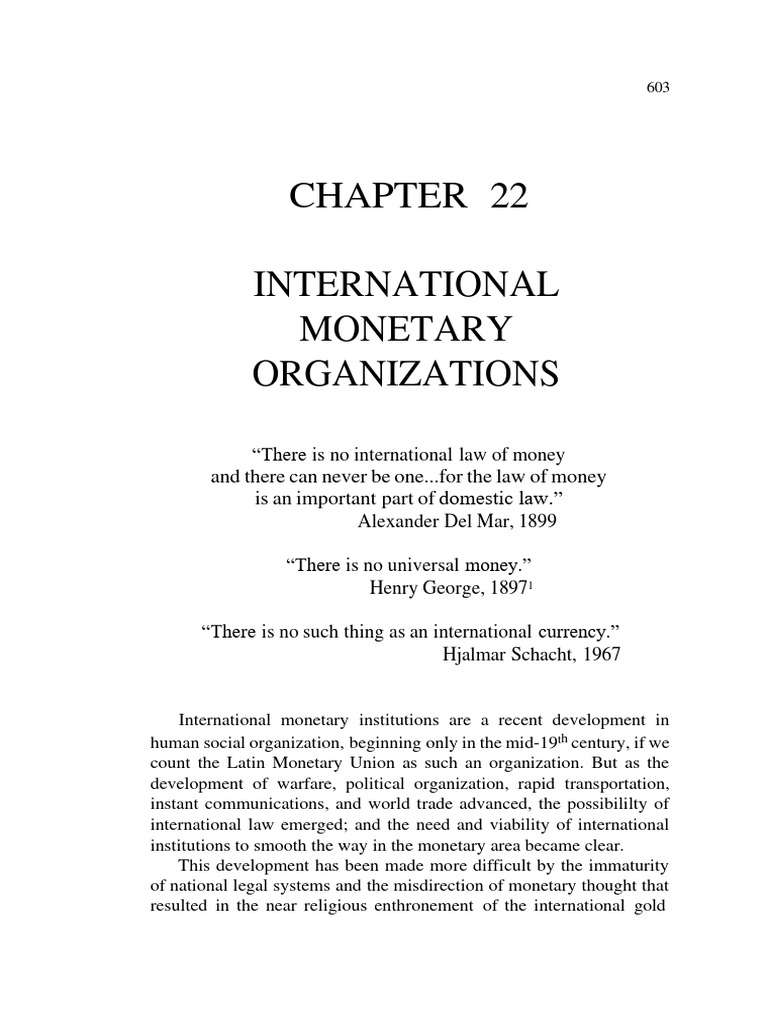 The Lost Science of Money. Cap. 22 | PDF | Special Drawing Rights ...
