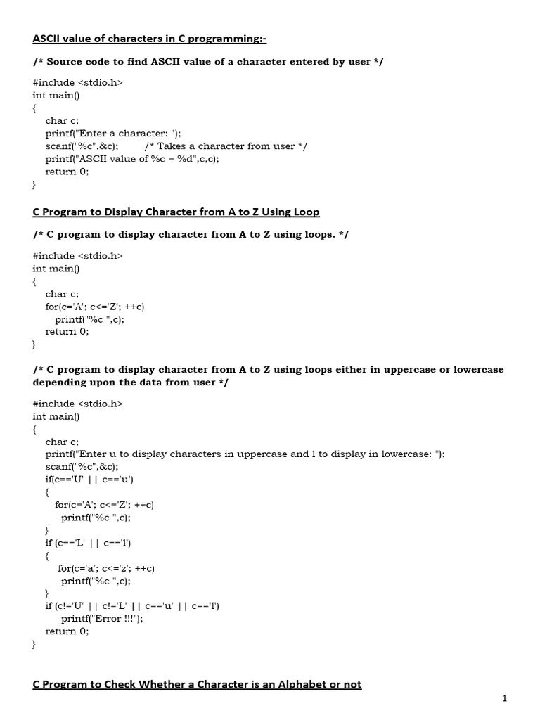 String And Character Based Solved Program Pdf Integer Computer 2231