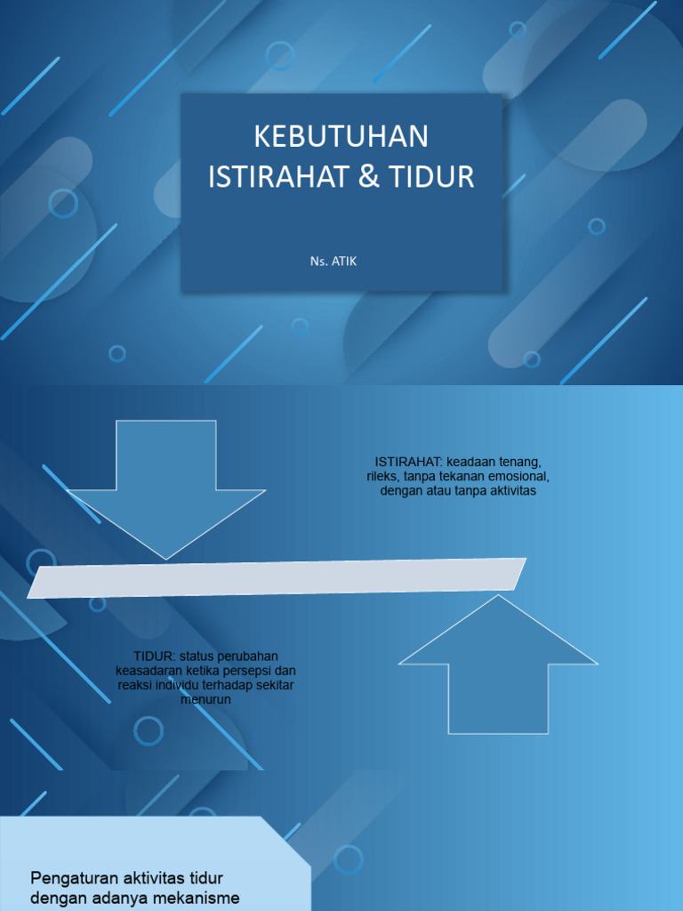 Istirahat Dan Tidur | PDF