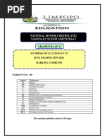 2025 Maths Lit GRD 12 Term 2 Assignment Memo | PDF