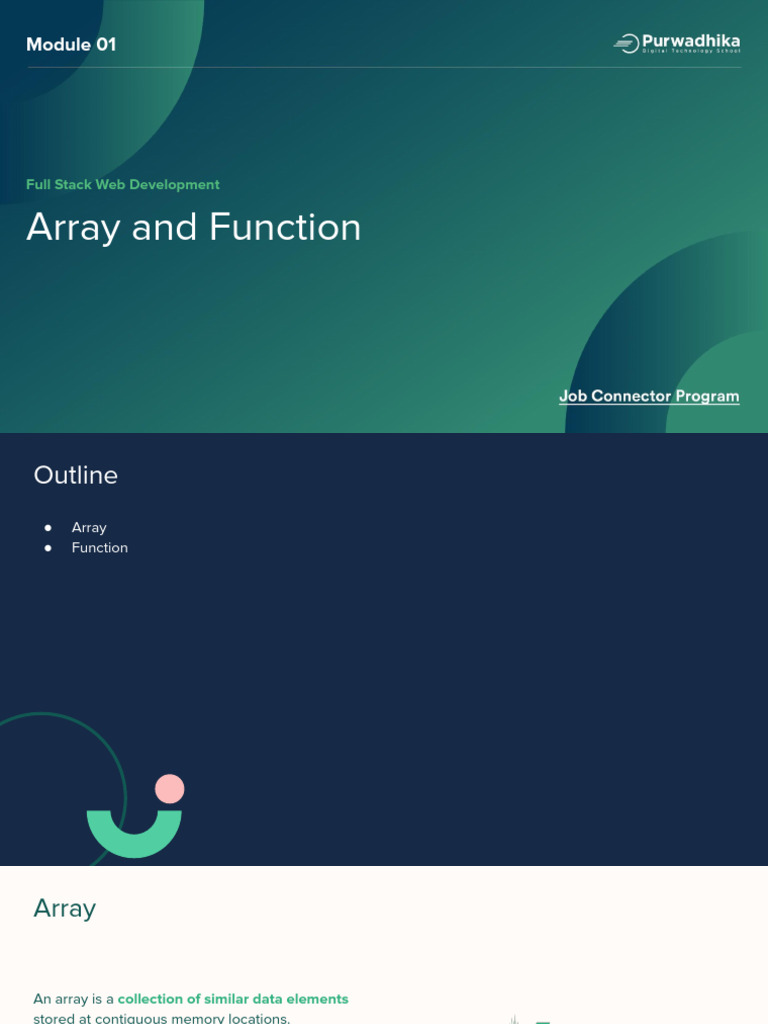 Array and Function | Download Free PDF | Parameter (Computer Programming) | Anonymous Function