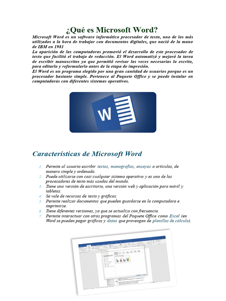 Qué es Microsoft Word | PDF Qué es Microsoft Word | PDF