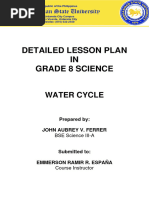 Detailed Water Cycle Lesson Plan | PDF | Water Vapor | Rain