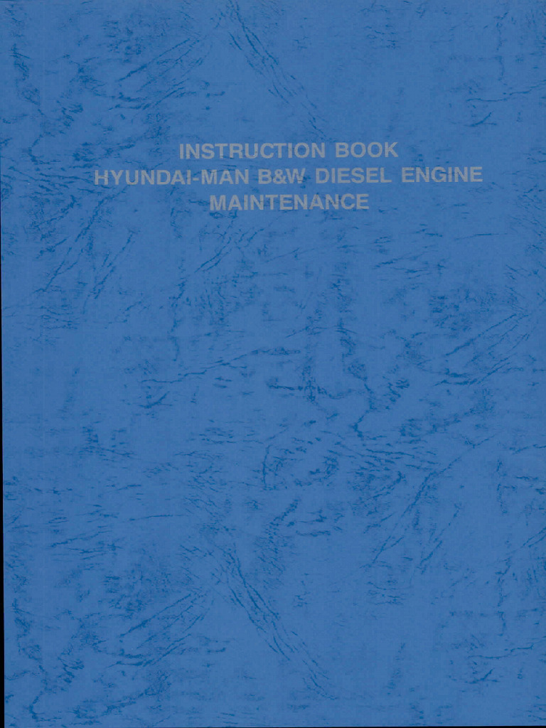 MAN 6S90ME - Maintenance Manual | PDF | Piston | Valve