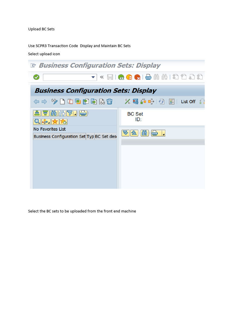 Upload BC Sets Using SCPR3 | PDF