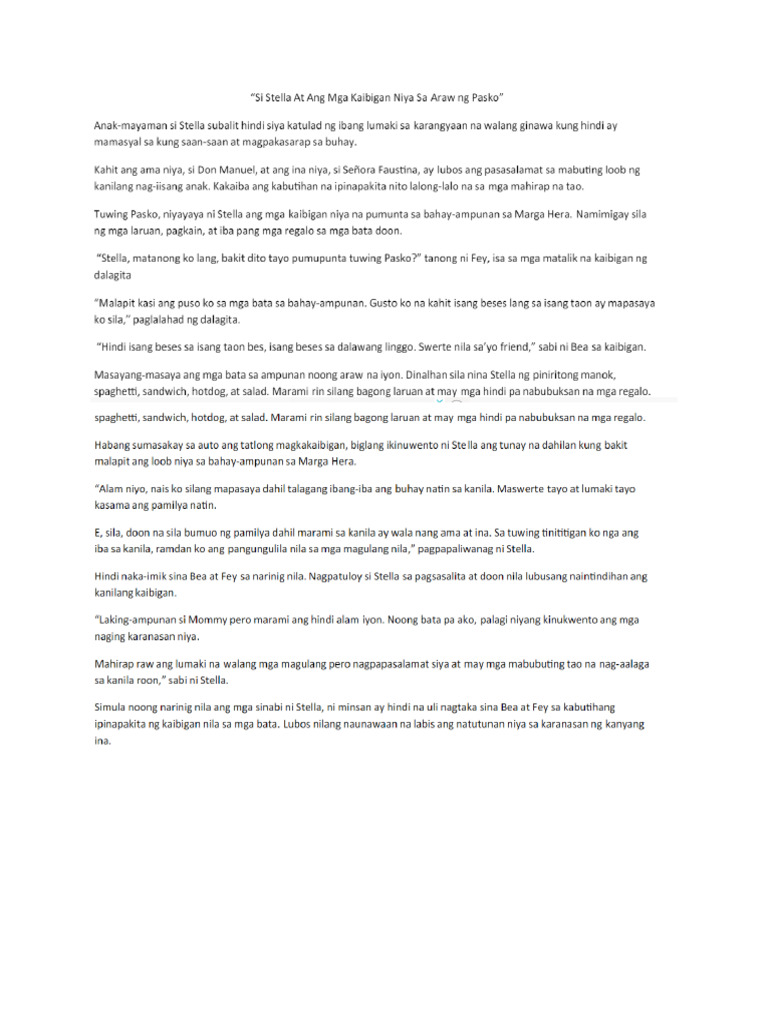 Interpretatibong Pagbasa | PDF