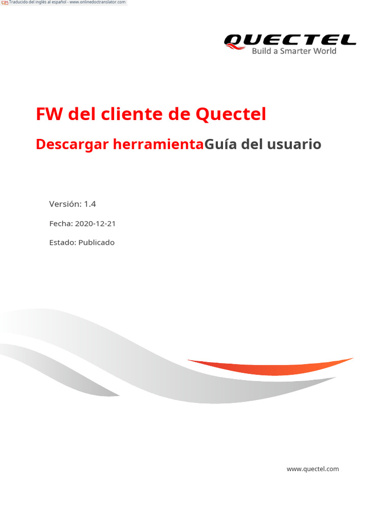 Quectel Customer FW Download Tool User Guide V1.4.en - Es | PDF ...