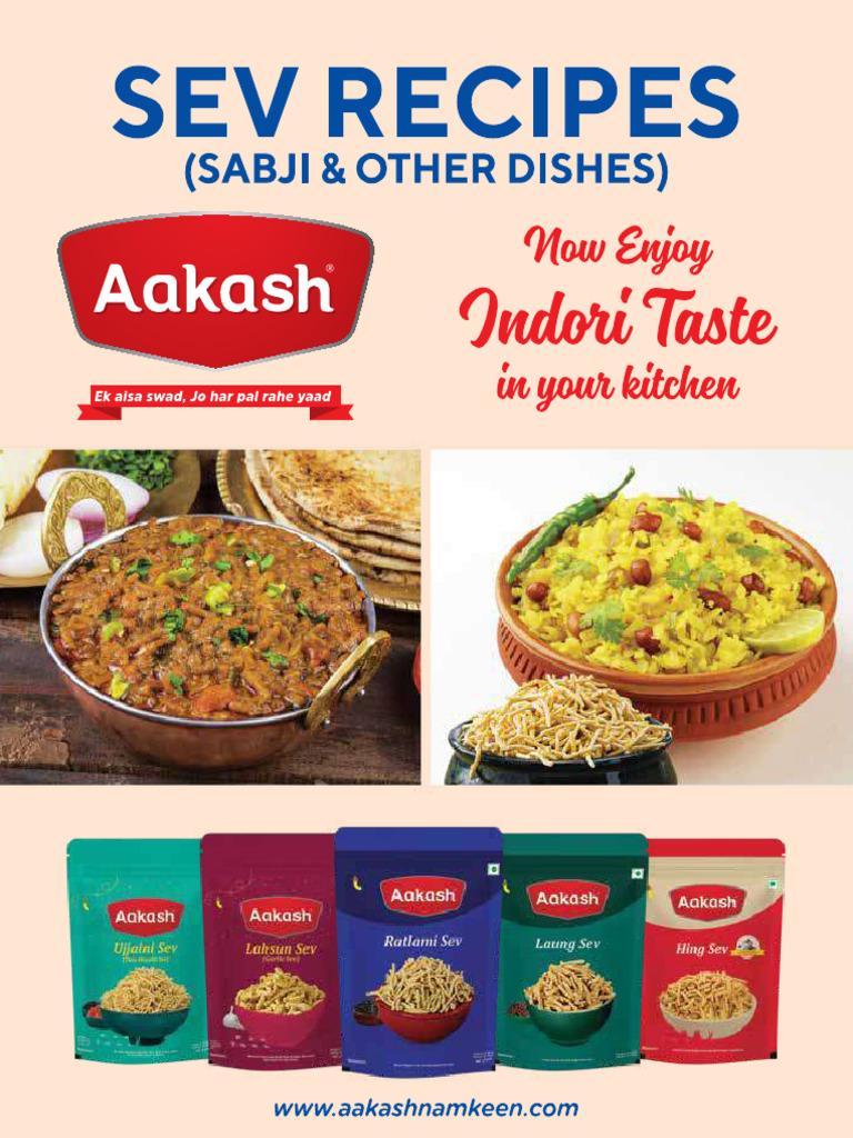 Aakash Sev Recipe Booklet LR | PDF