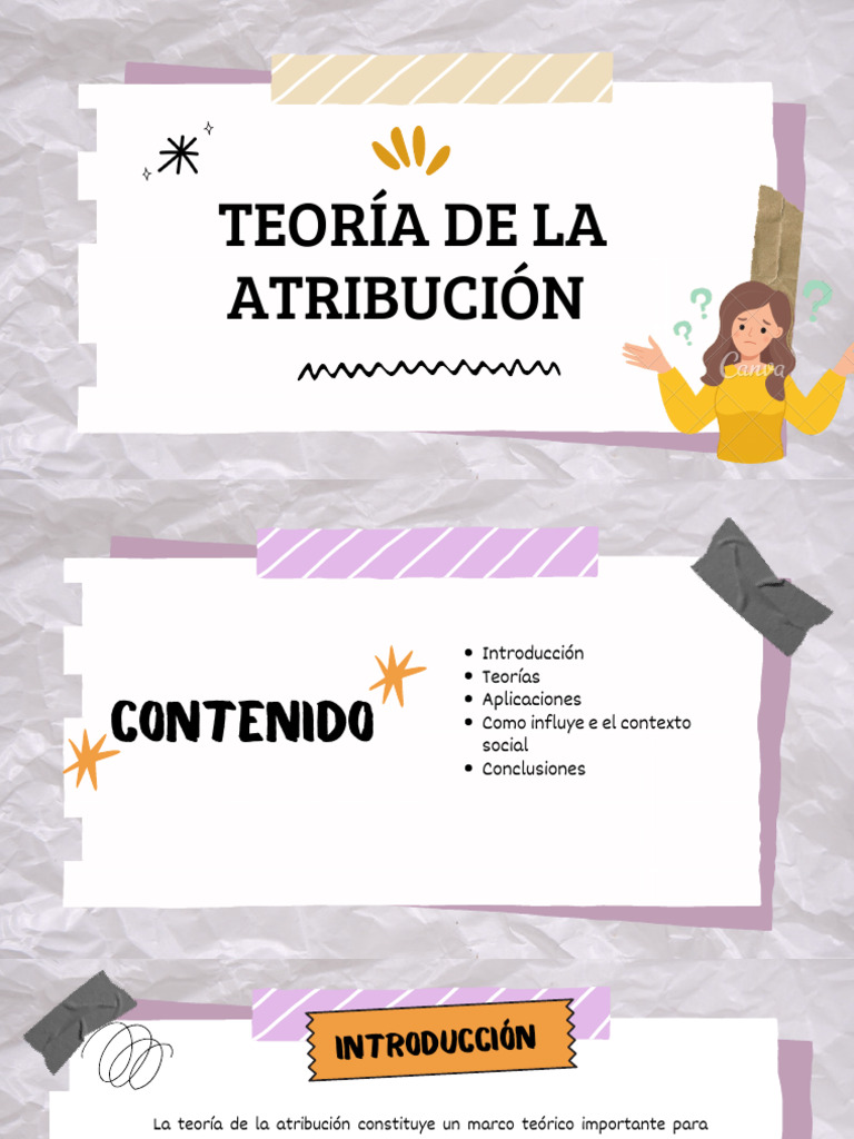 Teoría de Atribución: Claves y Aplicaciones | PDF | Motivación ...