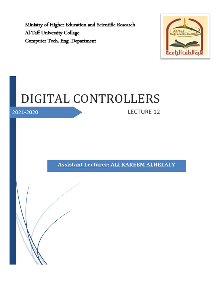LECTURE 12 - Digital Controllers | PDF | Programmable Logic Controller | Input/Output