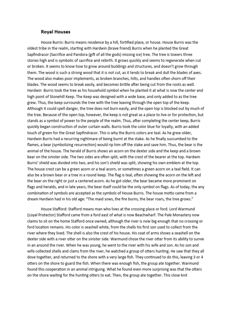 House Information | PDF