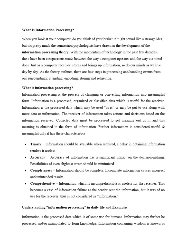 Basic Assumptions | PDF | Executive Functions | Attention