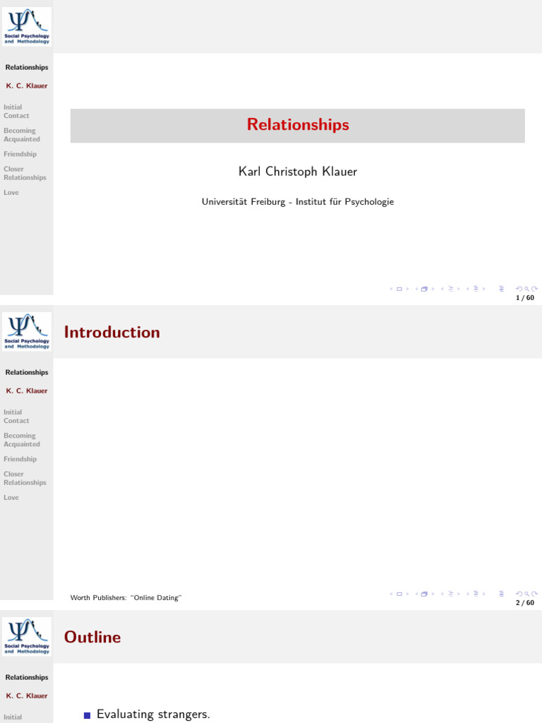 11 Beziehungen | PDF | Attachment Theory | Intimate Relationships