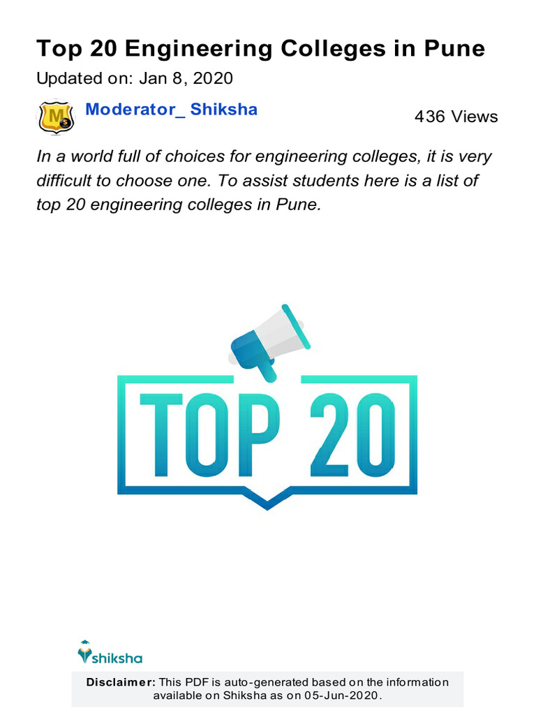 Engineering CLG in Pune | PDF | Science Education | Vocational Education