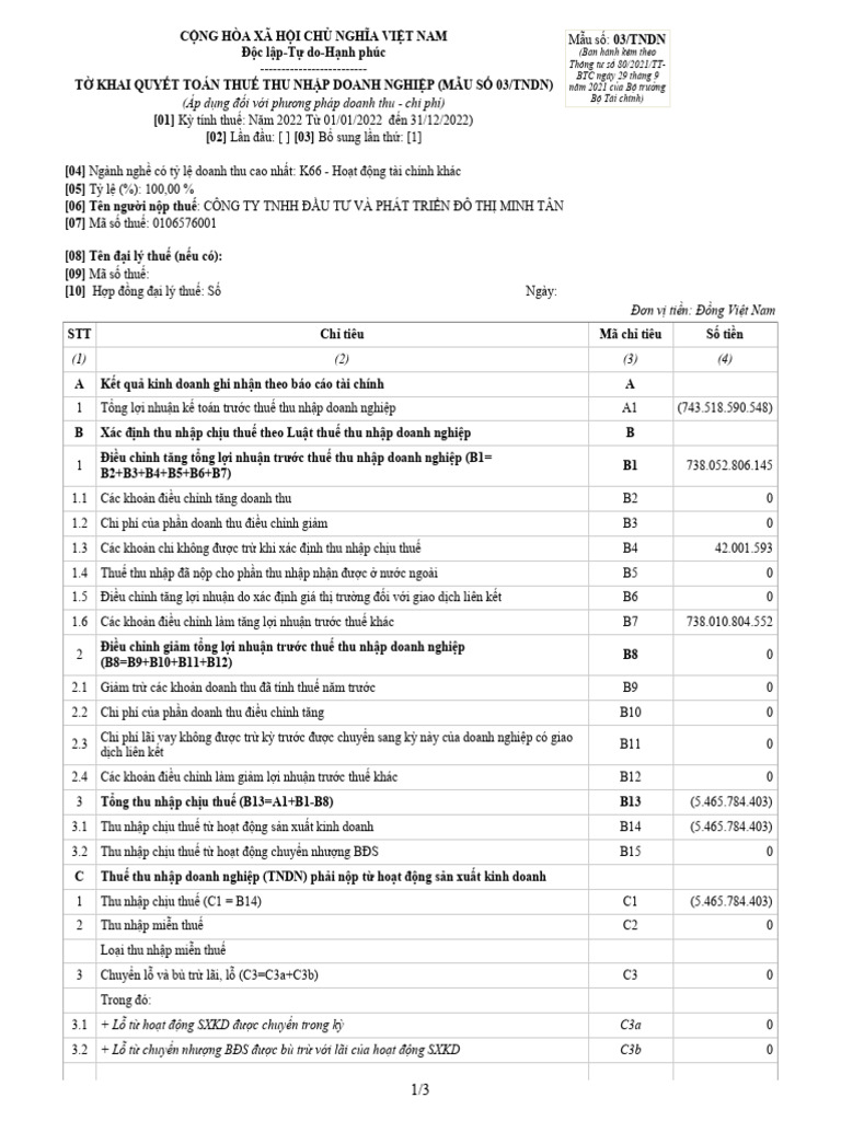 TNDN DTMT Nam 2022 Final | PDF