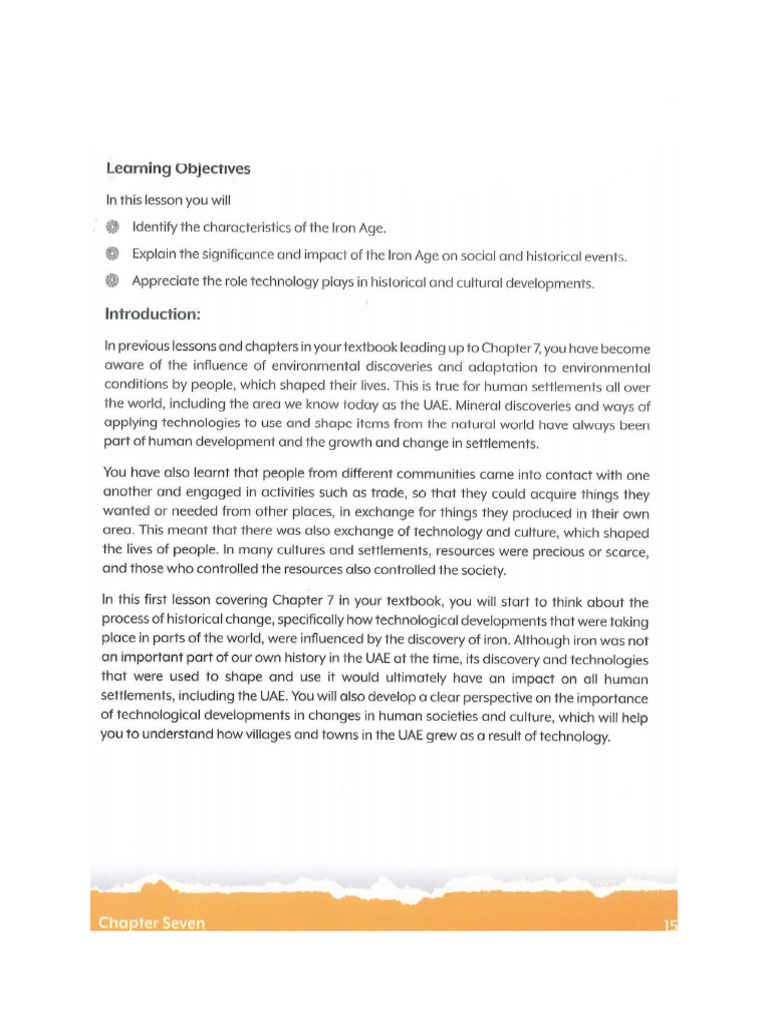 Uae SST Vol I CH 1 To 5 | PDF