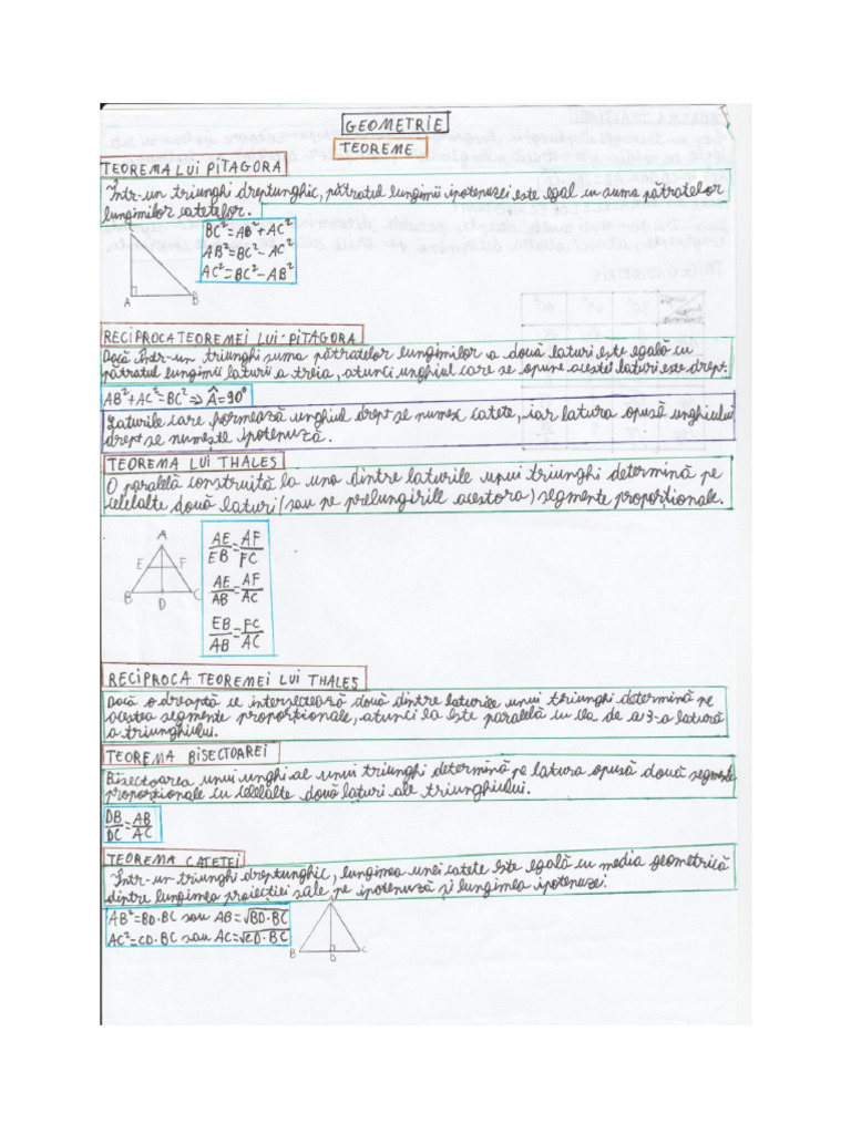 Formule Matematica 4 | PDF