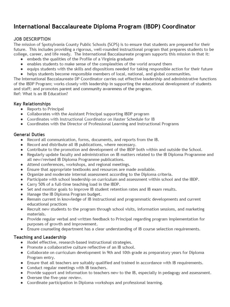 IBDP Coord | Download Free PDF | Teachers | Learning