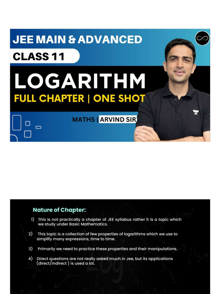 Log-with-annotations | Download Free PDF | Logarithm | Mathematical ...