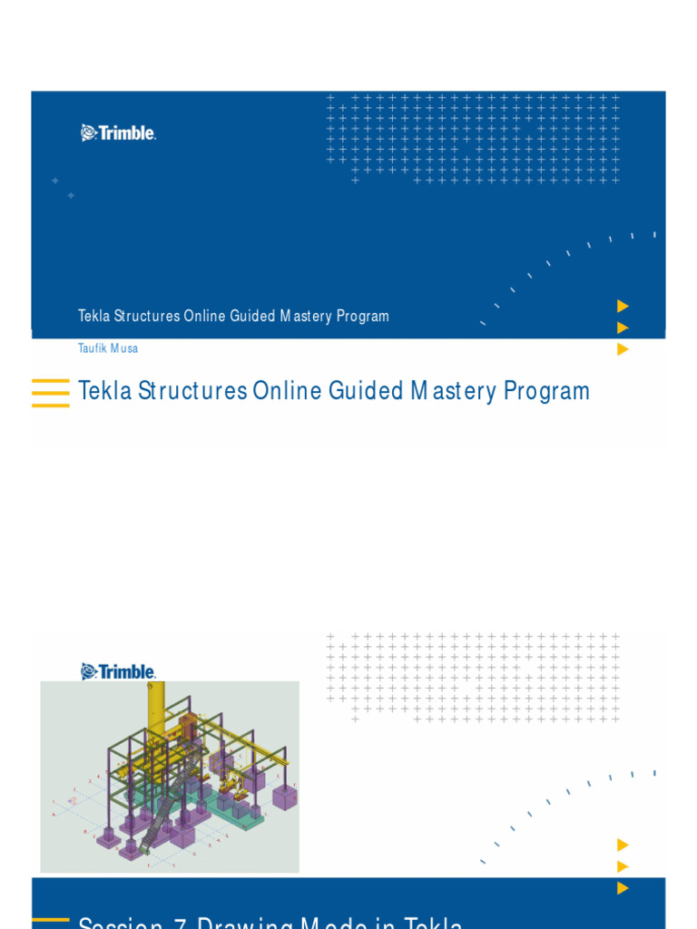 S7-Drawing Mode in Tekla | PDF | Software | Computing