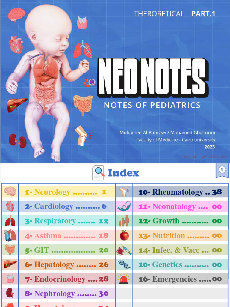 NeoNotes Pediatrics | PDF | Respiratory System | Heart Valve
