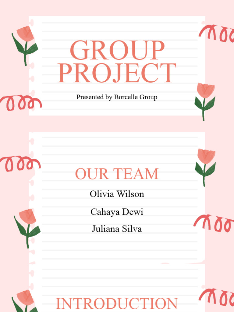 Pink and Pastel Typographic Group Project Presentation | PDF | Career ...