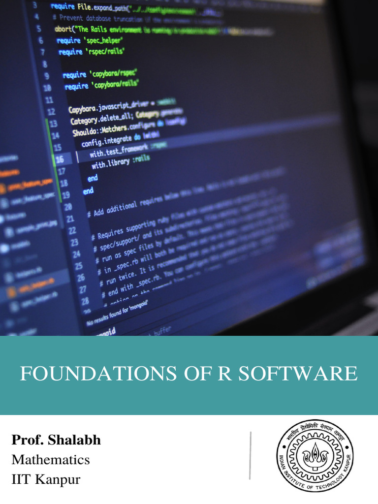 Foundations_R_Software_Book | PDF | Mean | Computer Program