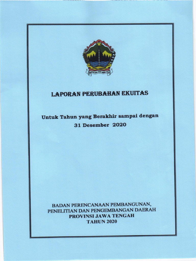 Laporan Perubahan Ekuitas | PDF